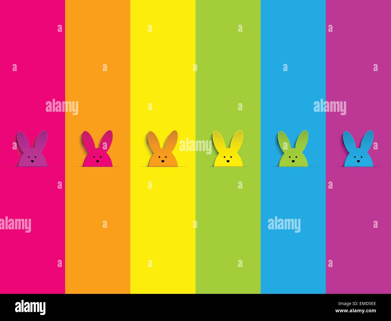 Rainbow easter Stock Vector Images - Alamy