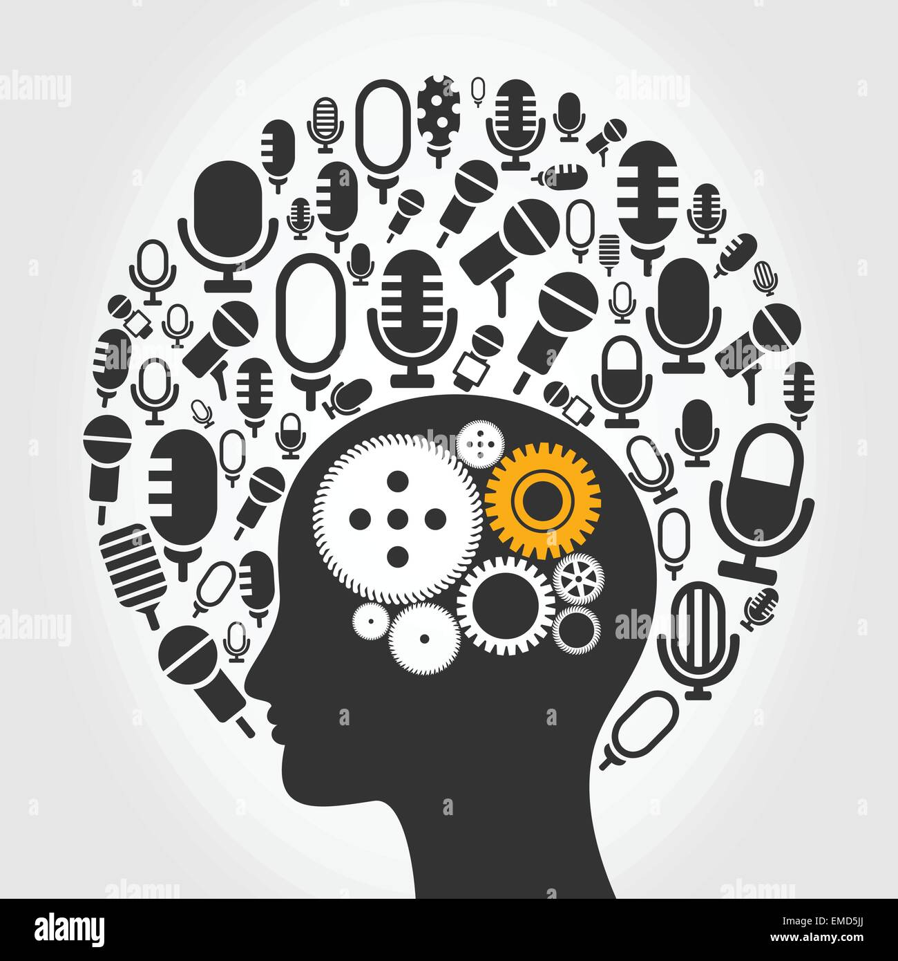 Head microphone hi-res stock photography and images - Alamy