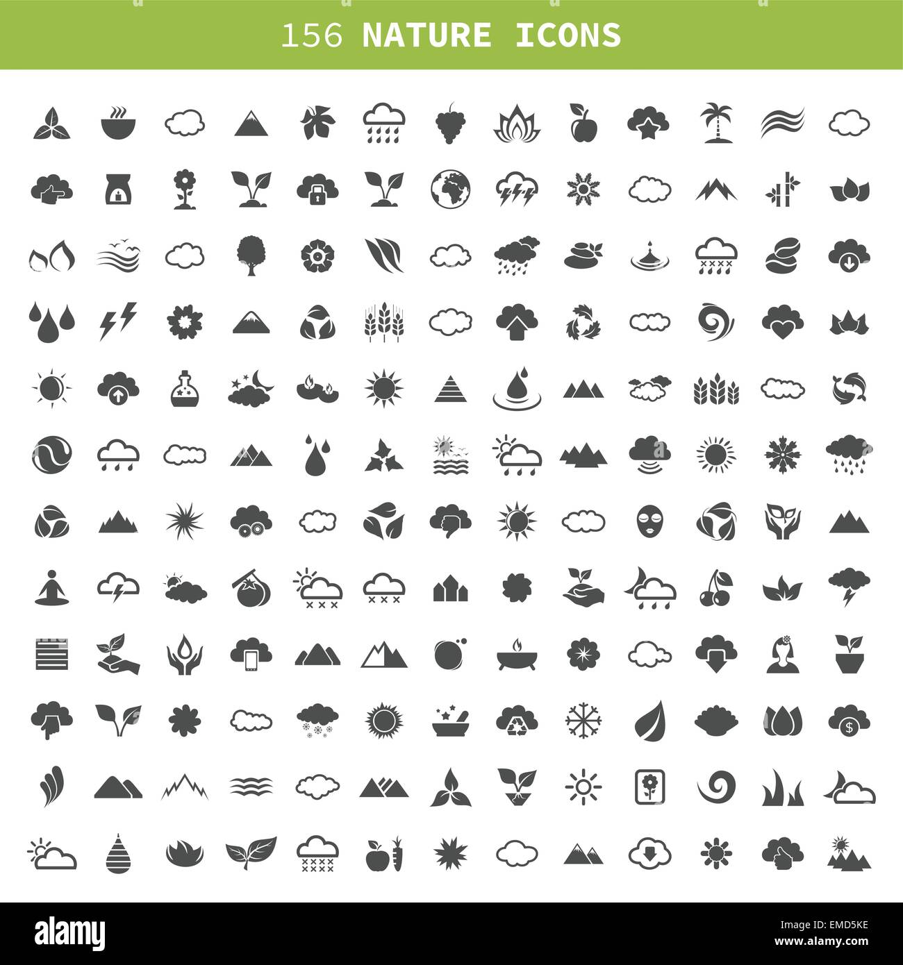 Nature an icon Stock Vector Image & Art - Alamy