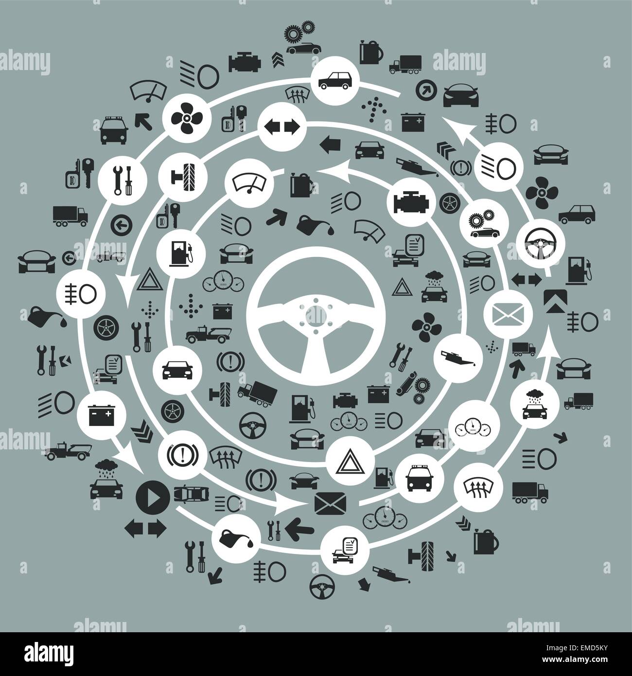 Site circulation Stock Vector Images - Alamy