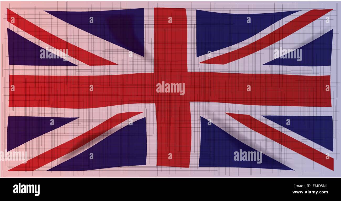 Grunge Union Jack Flag Stock Vector Image & Art - Alamy