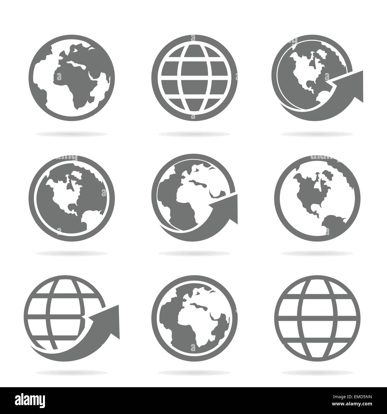 World an icon Stock Vector Image & Art - Alamy