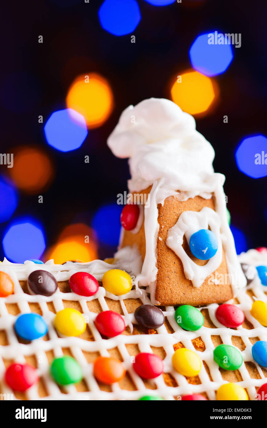 Gingerbread house with candy roof hi-res stock photography and images ...