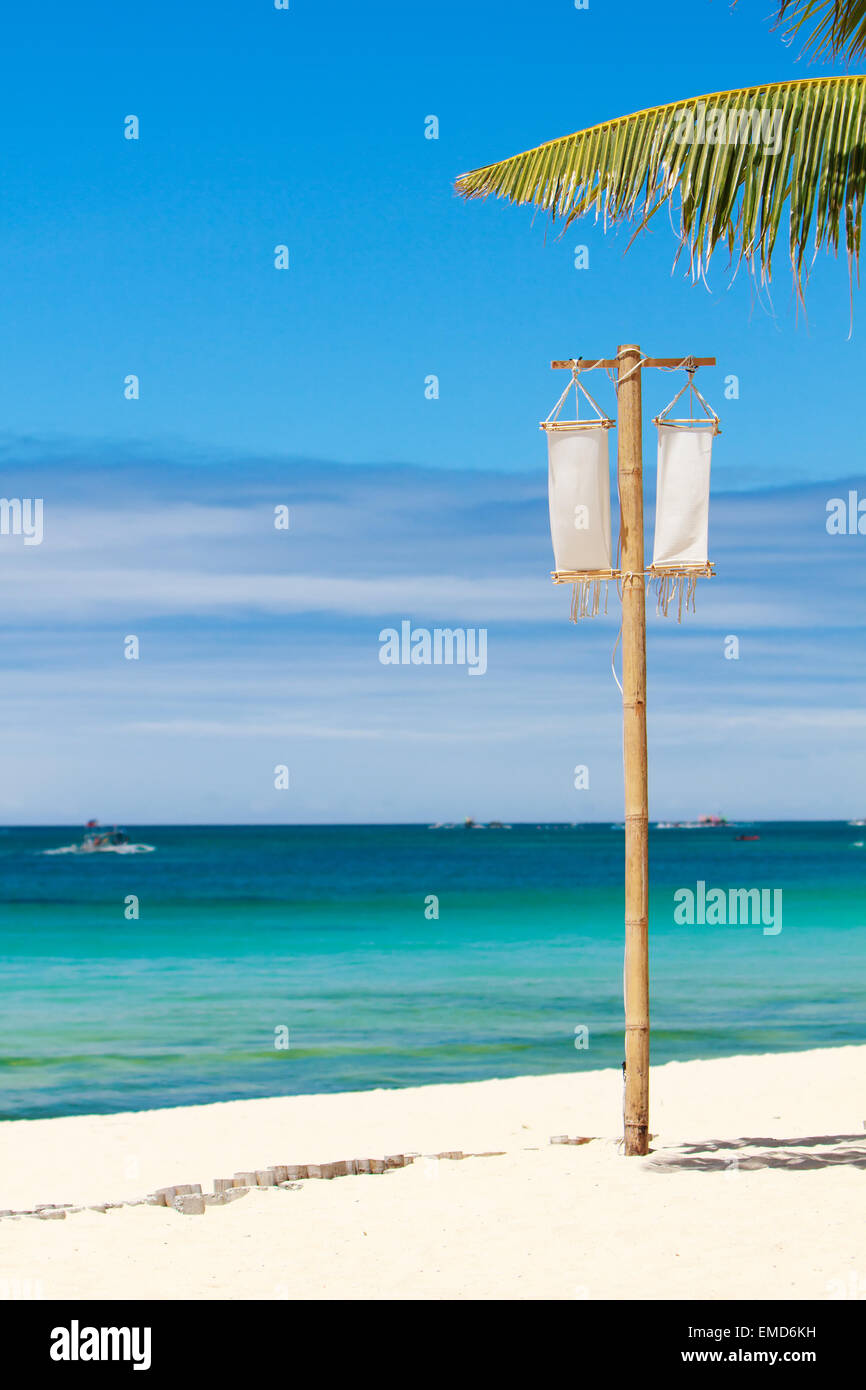 Vertical photo of tropical beach Stock Photo - Alamy