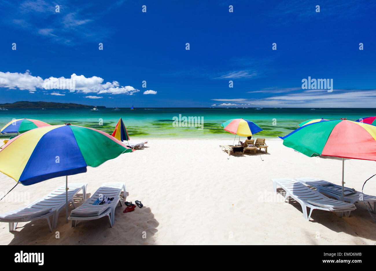 Idyllic tropical beach Stock Photo - Alamy