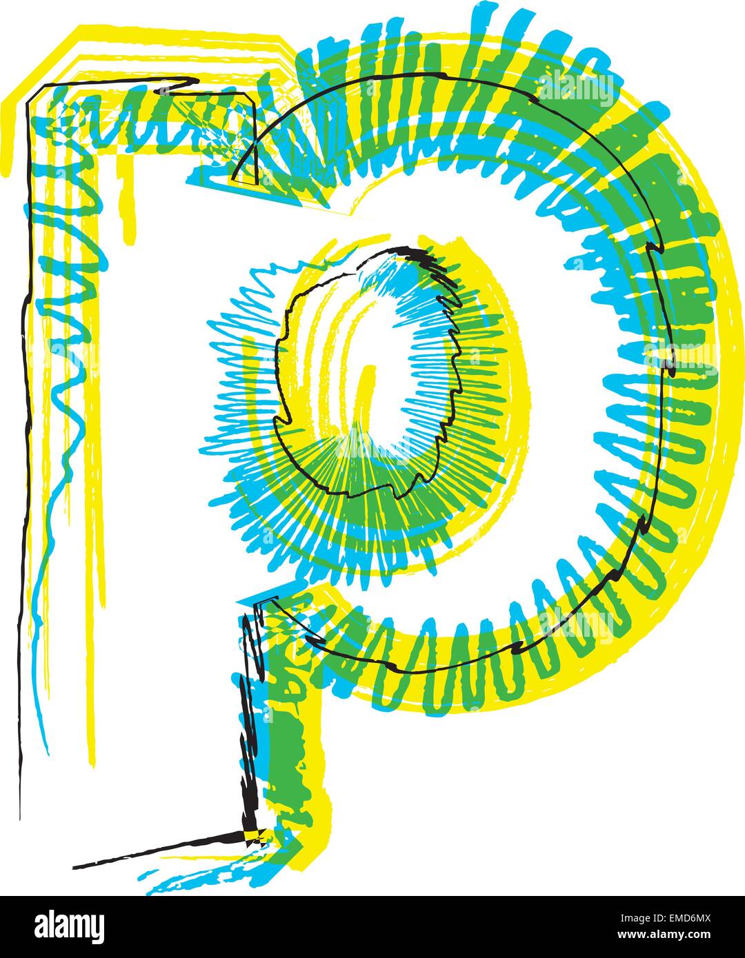 The Letter P In Graffiti