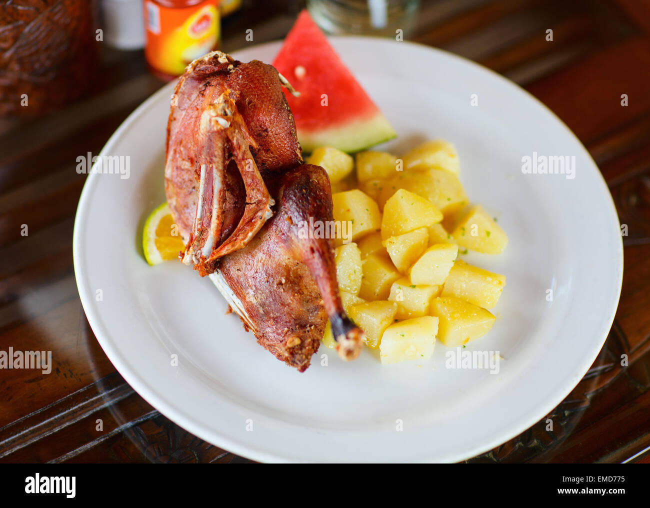 Balinese roasted duck Stock Photo - Alamy