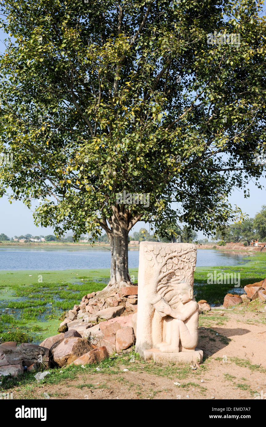 Narora lake at the village of Khajuraho on India Stock Photo - Alamy