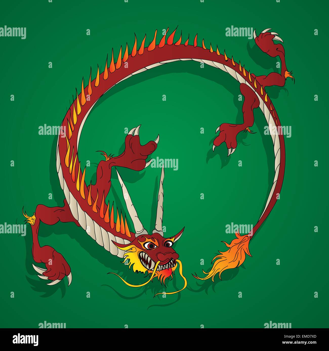 Chinese celebration dragon Stock Vector Images - Alamy