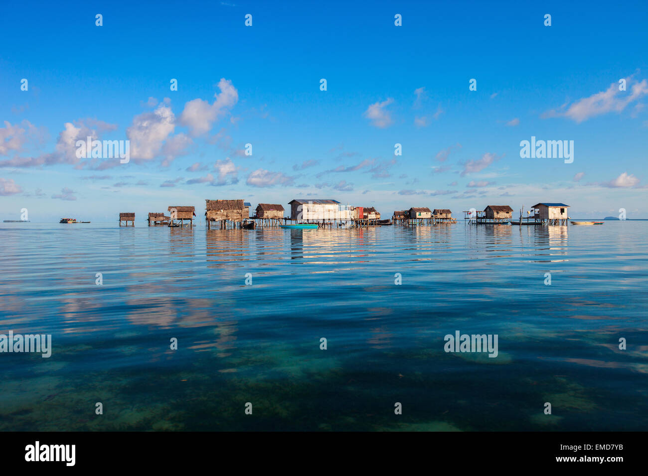 Sea gypsy village Stock Photo - Alamy
