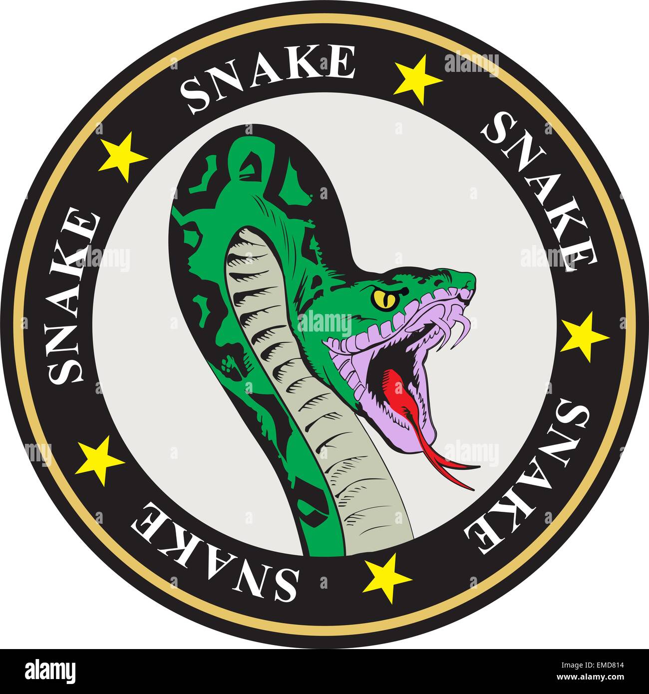 snake coat of arms Stock Vector Image & Art - Alamy