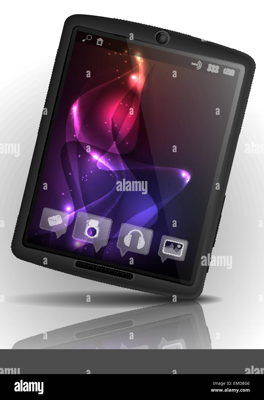 Tablet blank screen portable Stock Vector Images - Alamy