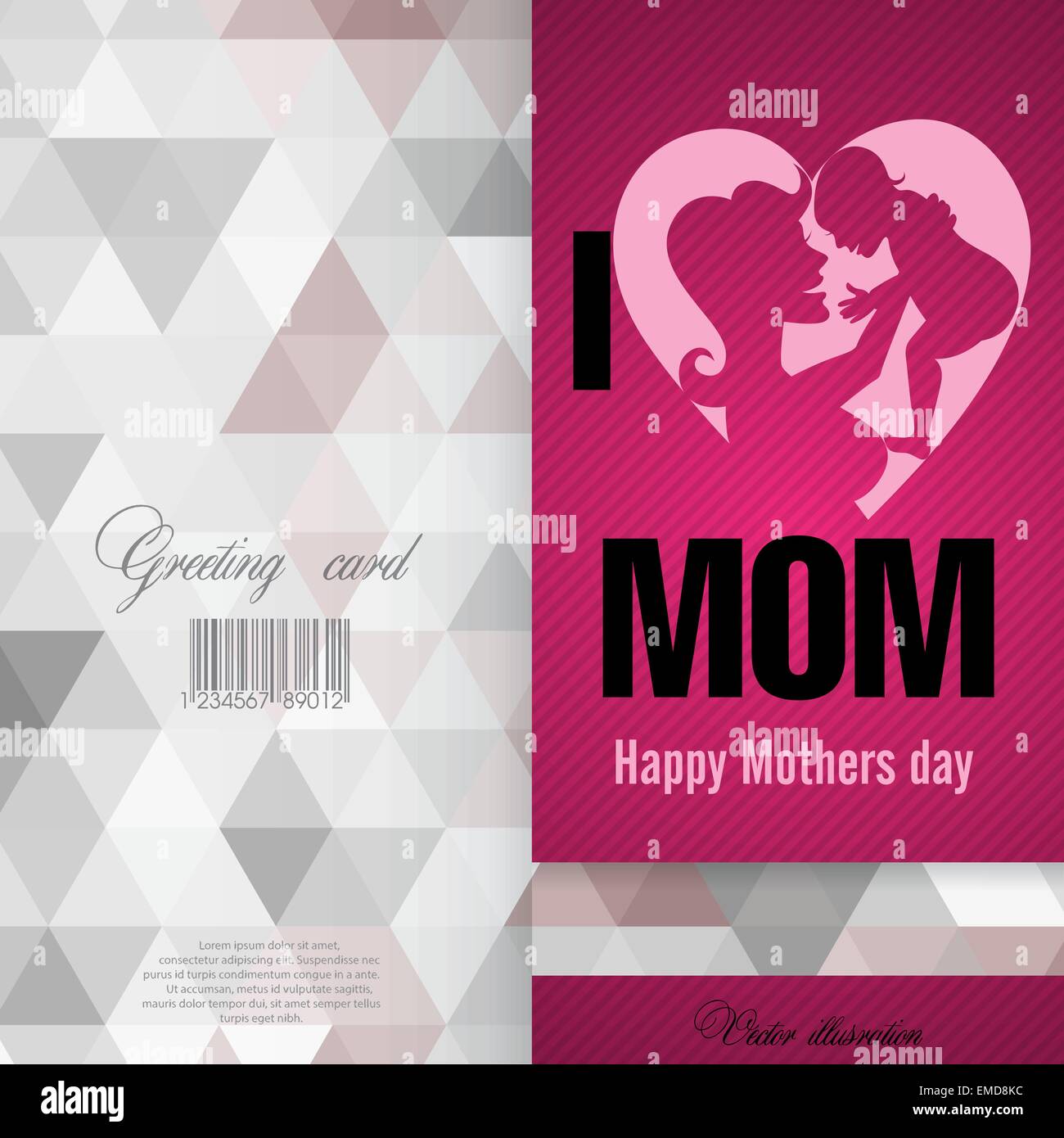 Background graphic pattern mothers day Stock Vector Images - Alamy