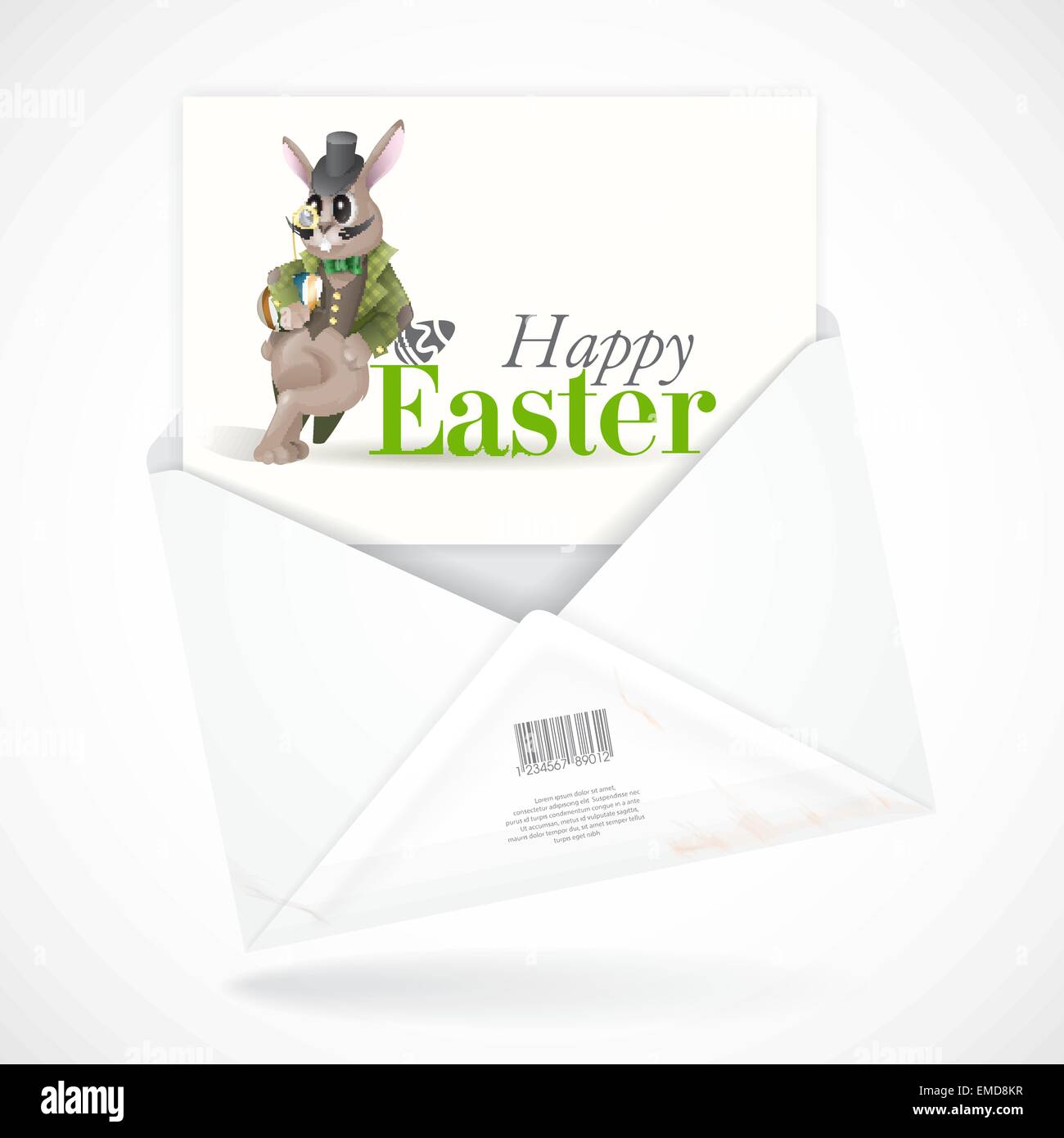 Vector easter post card hi-res stock photography and images - Alamy