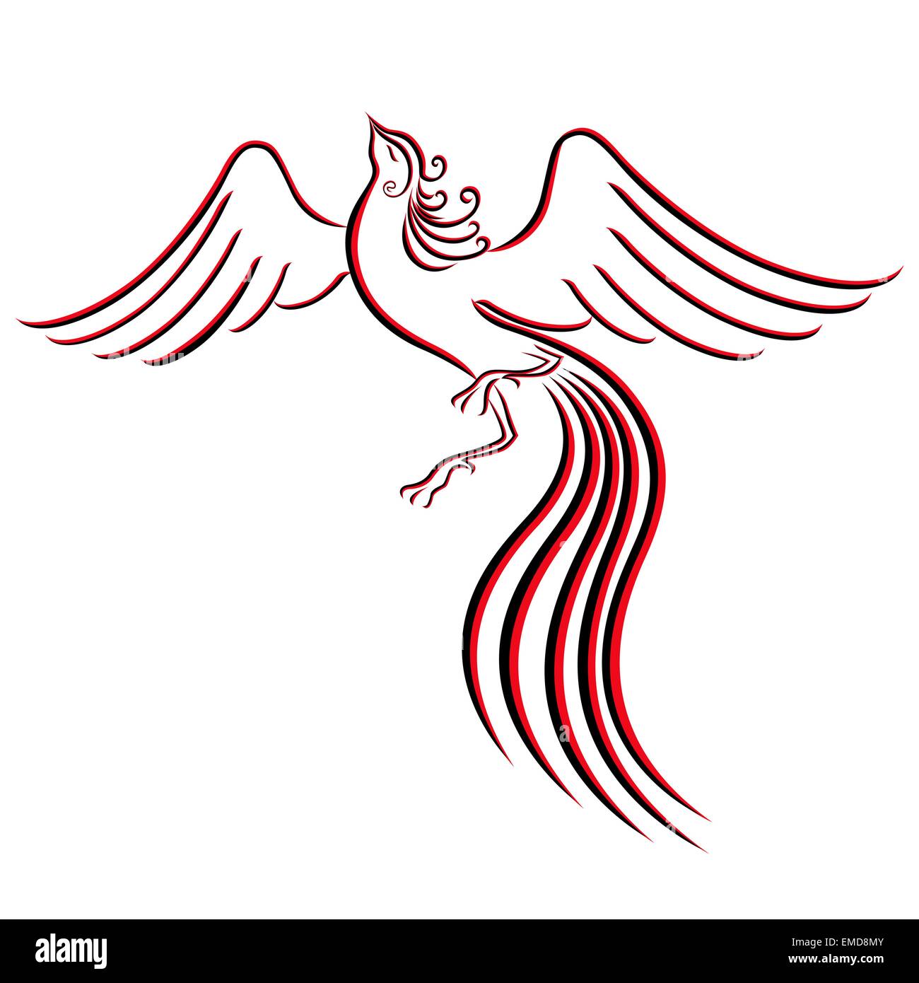 Contour wings Stock Vector Images - Alamy