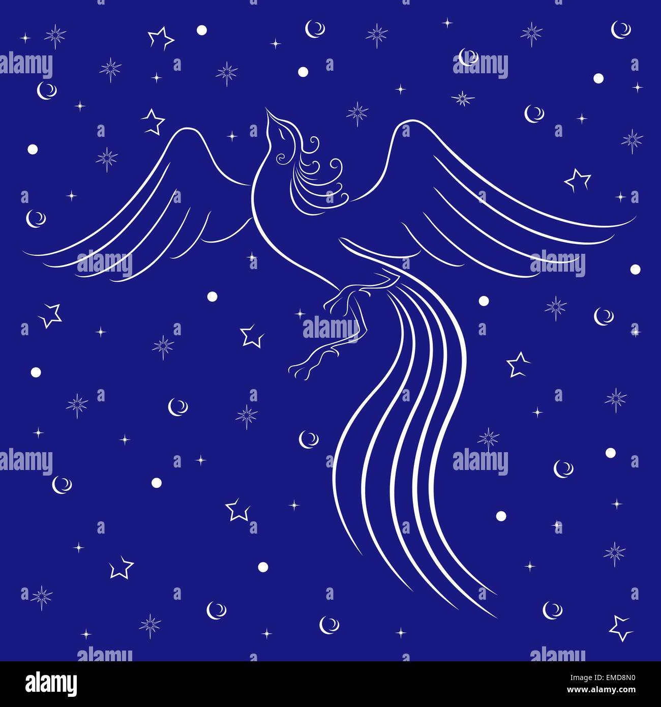 White phoenix mythology symbol hi-res stock photography and images - Alamy