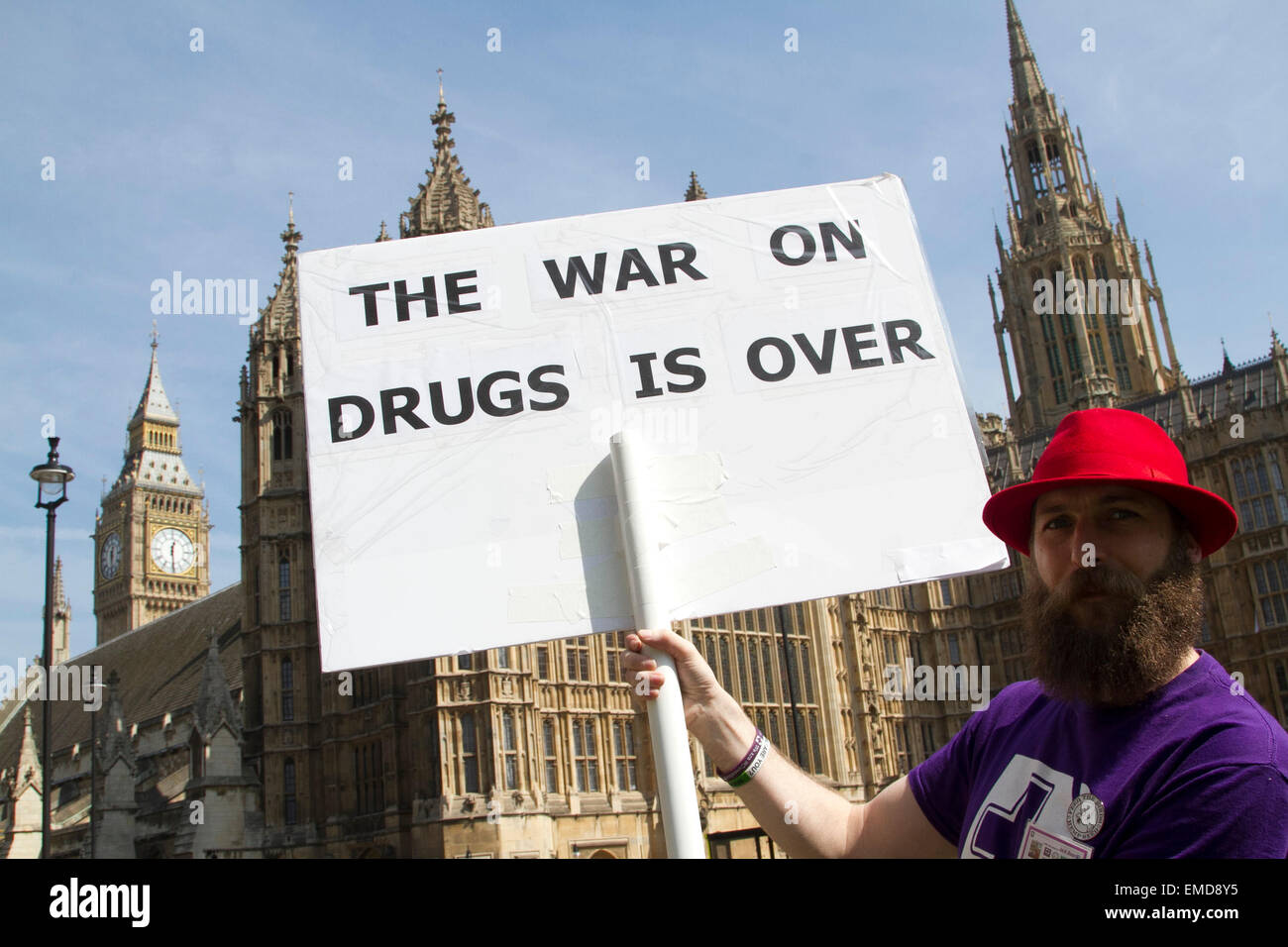 Westminster, London, UK. 20th April, 2015. Supporters members of London ...