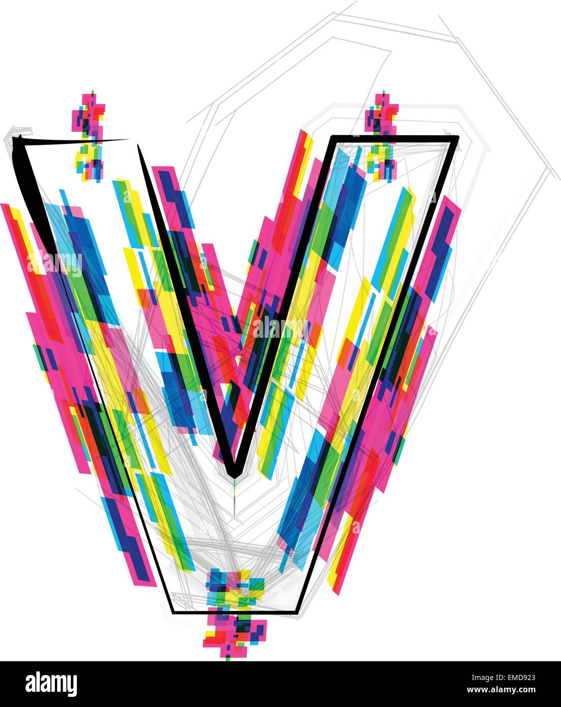 V vector hi-res stock photography and images - Alamy