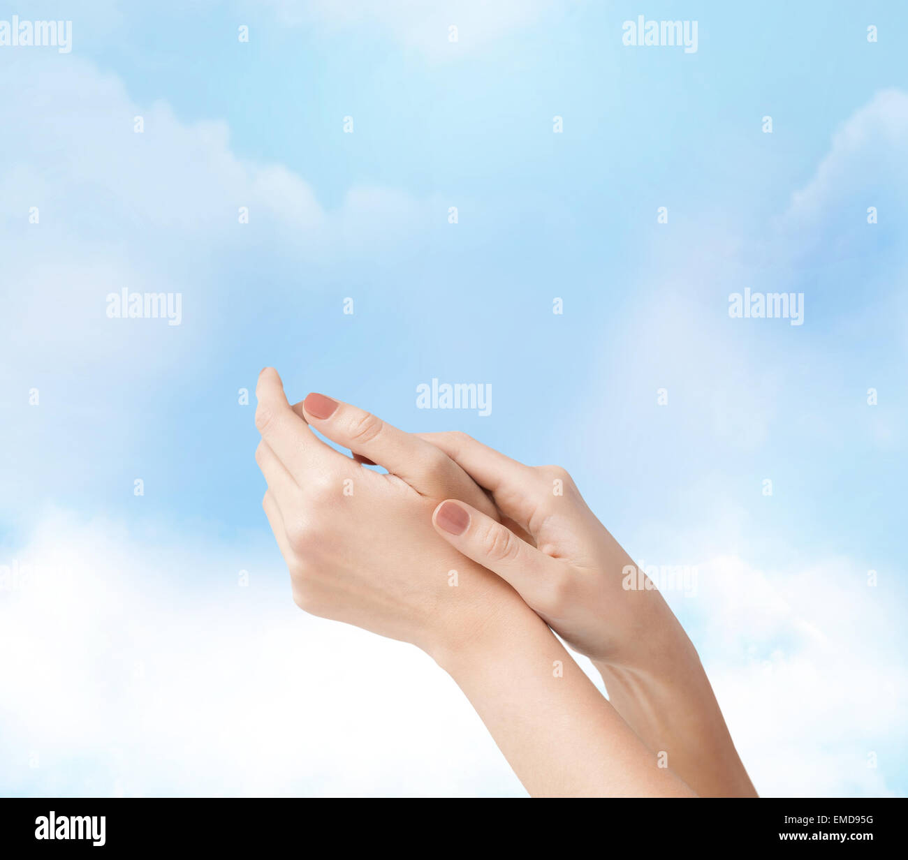 female soft skin hands Stock Photo - Alamy