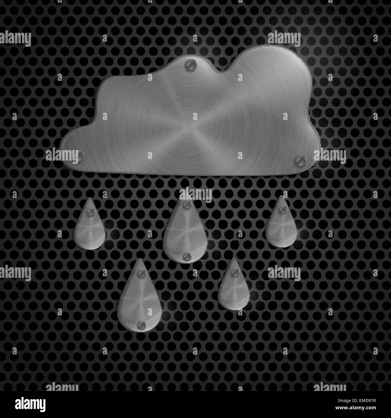 Rain cloud symbol hi-res stock photography and images - Alamy