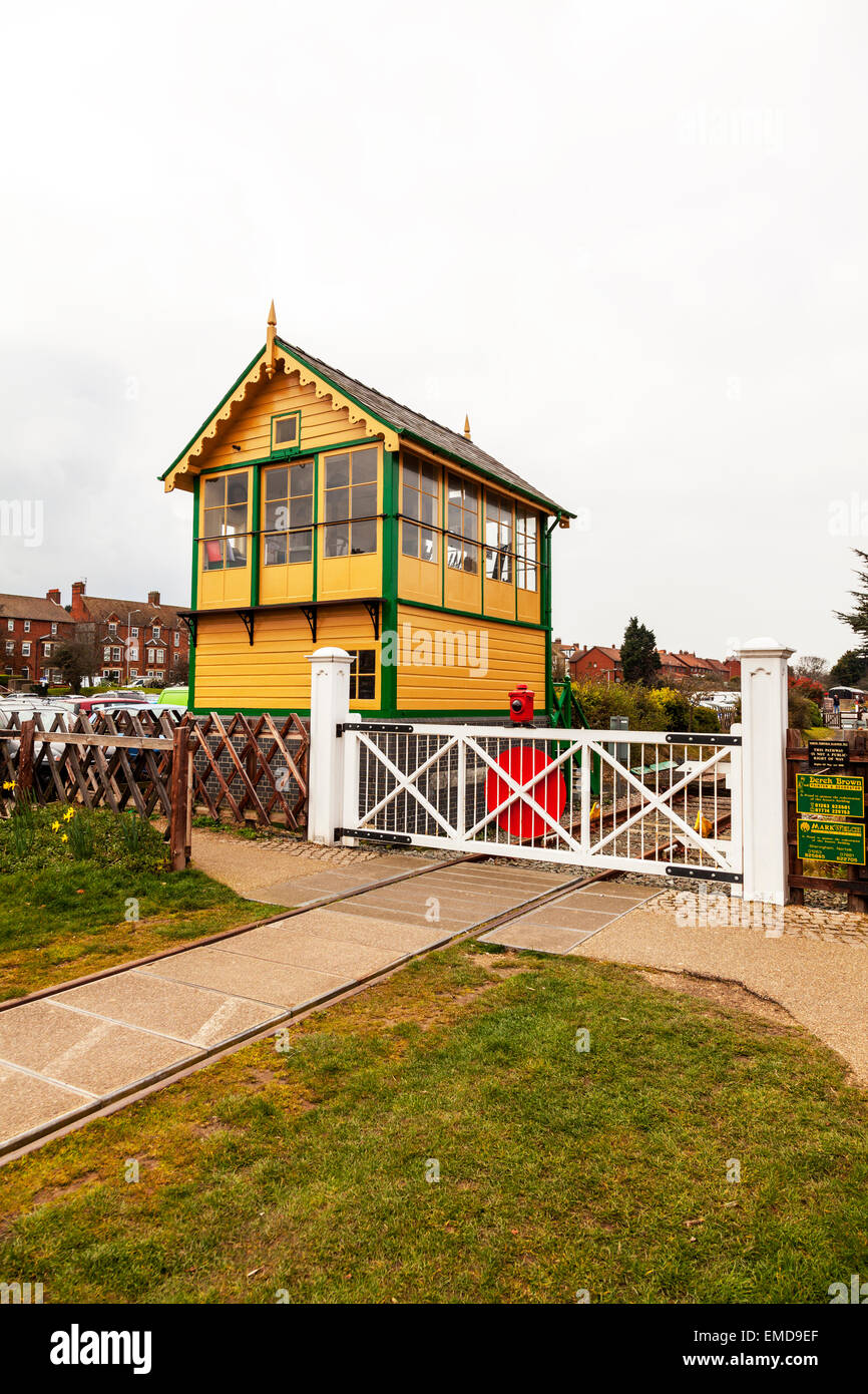 Sheringham control box for rail railway line gate stop North Norfolk UK ...
