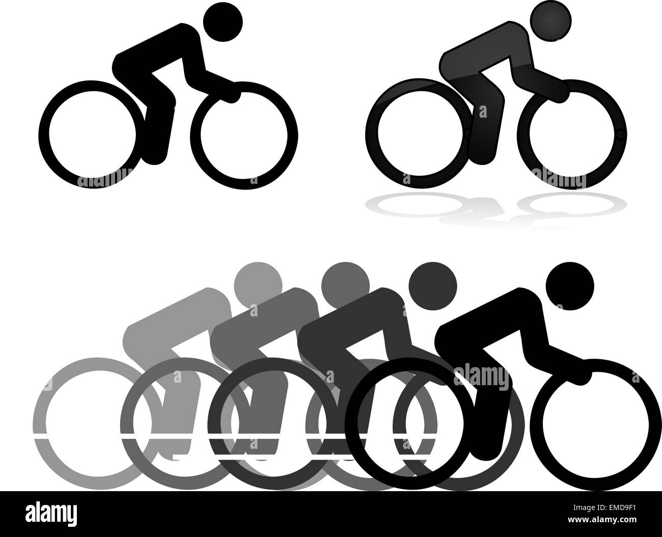 Fast cycling competition Stock Vector Images - Alamy