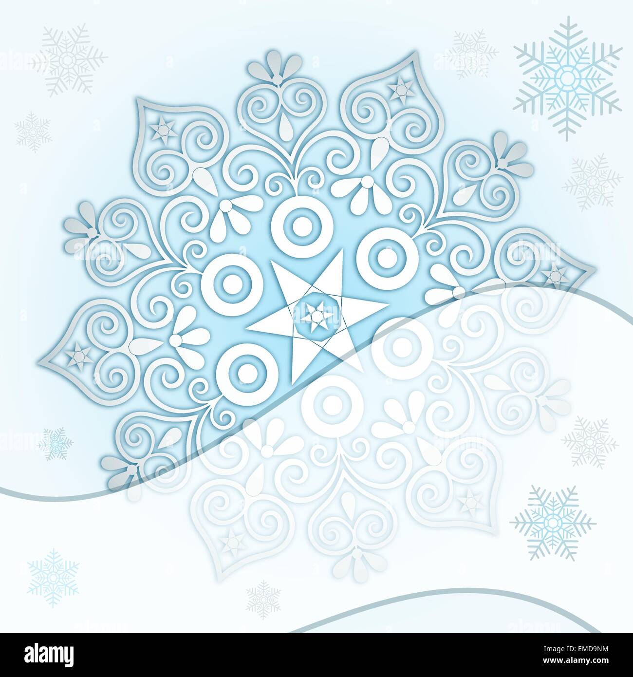 Festive round frame christmas Stock Vector Images - Alamy