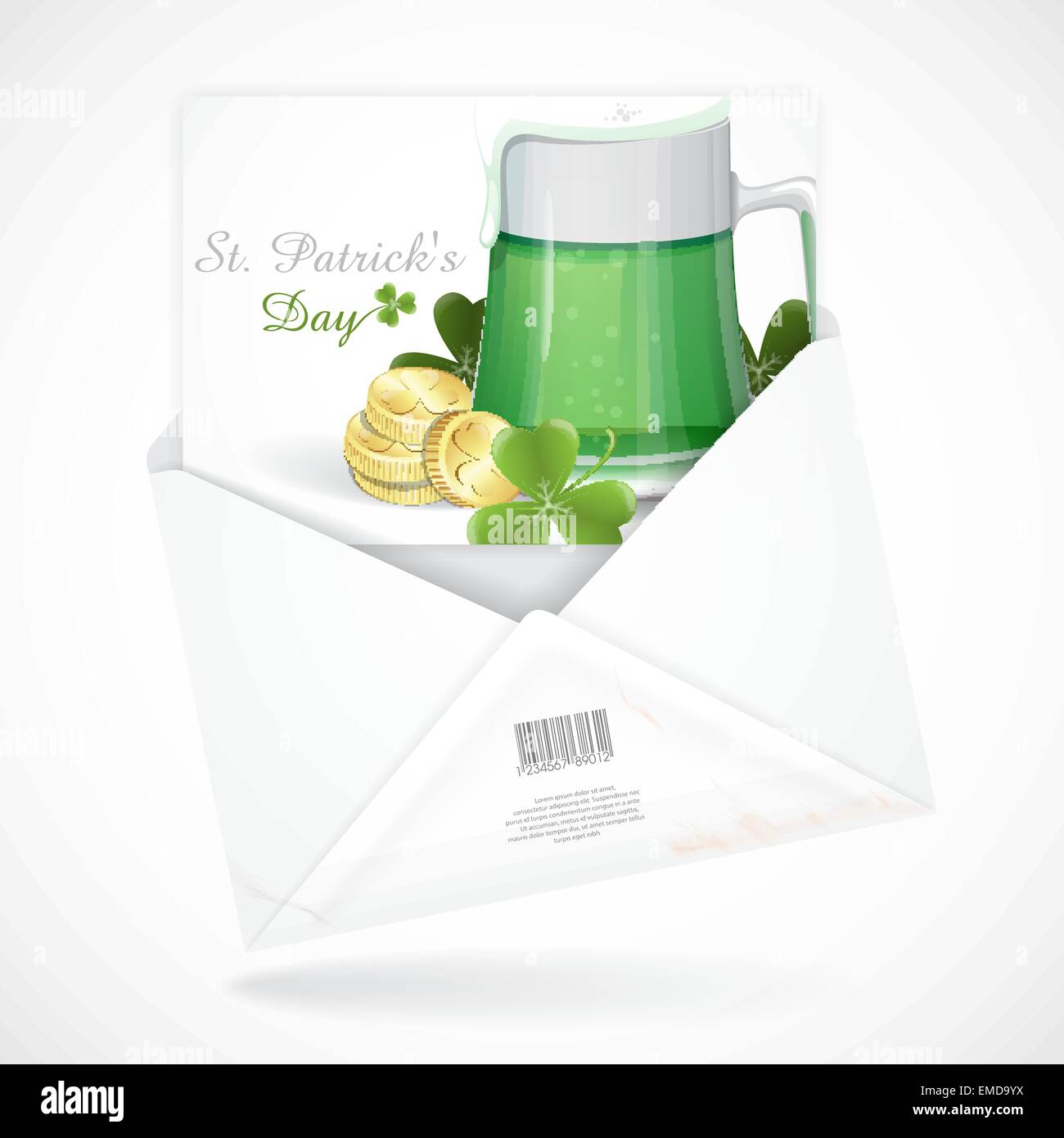 White mug with image Stock Vector Images - Alamy
