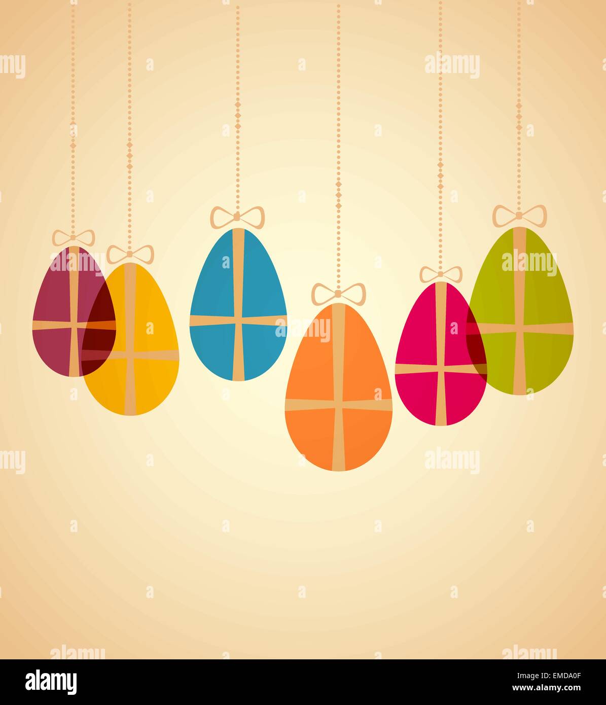 Happy easter retro design Stock Vector Images - Alamy