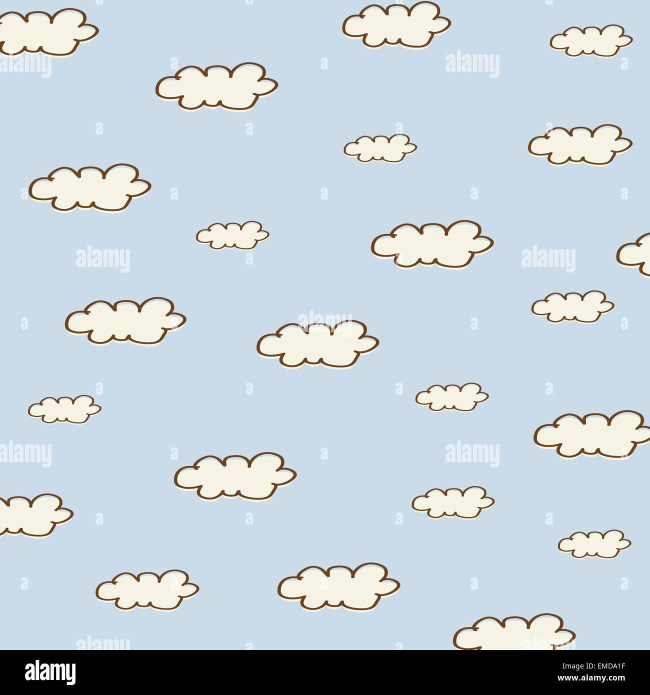 Background blue clouds cartoon hi-res stock photography and images - Alamy