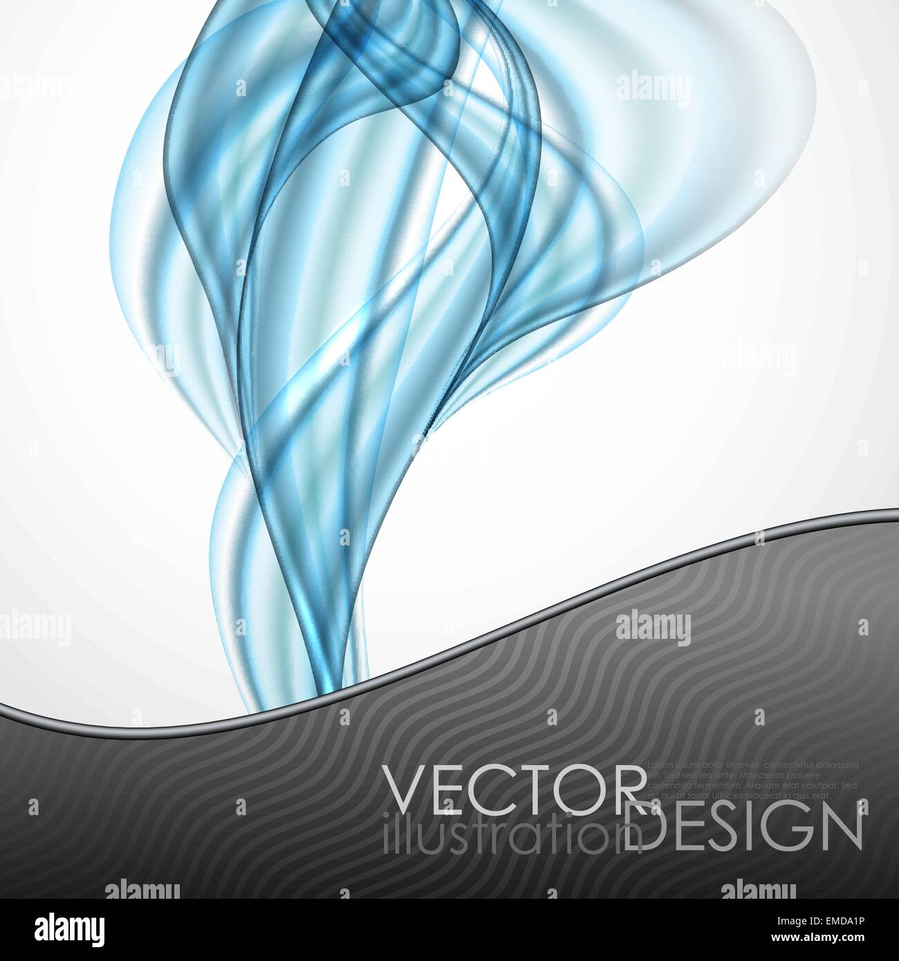 Abstract Blue Wavy Background Stock Vector Image & Art - Alamy