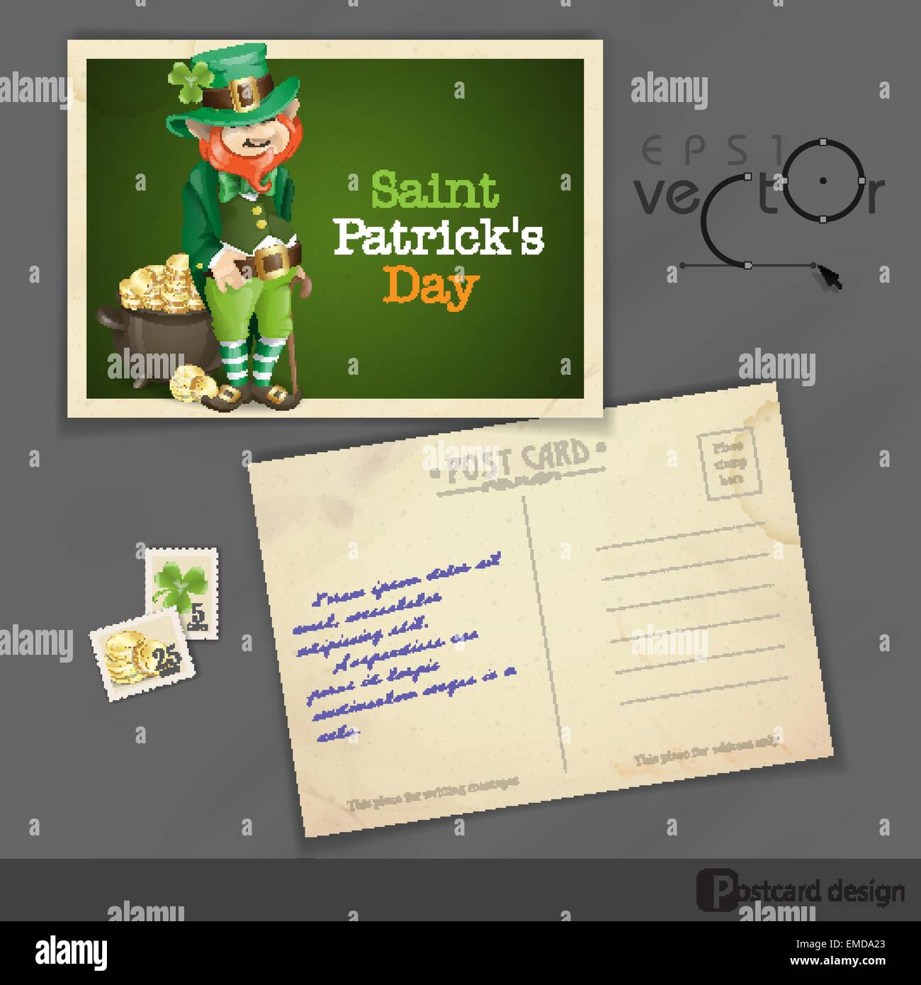 Old st patricks Stock Vector Images - Alamy