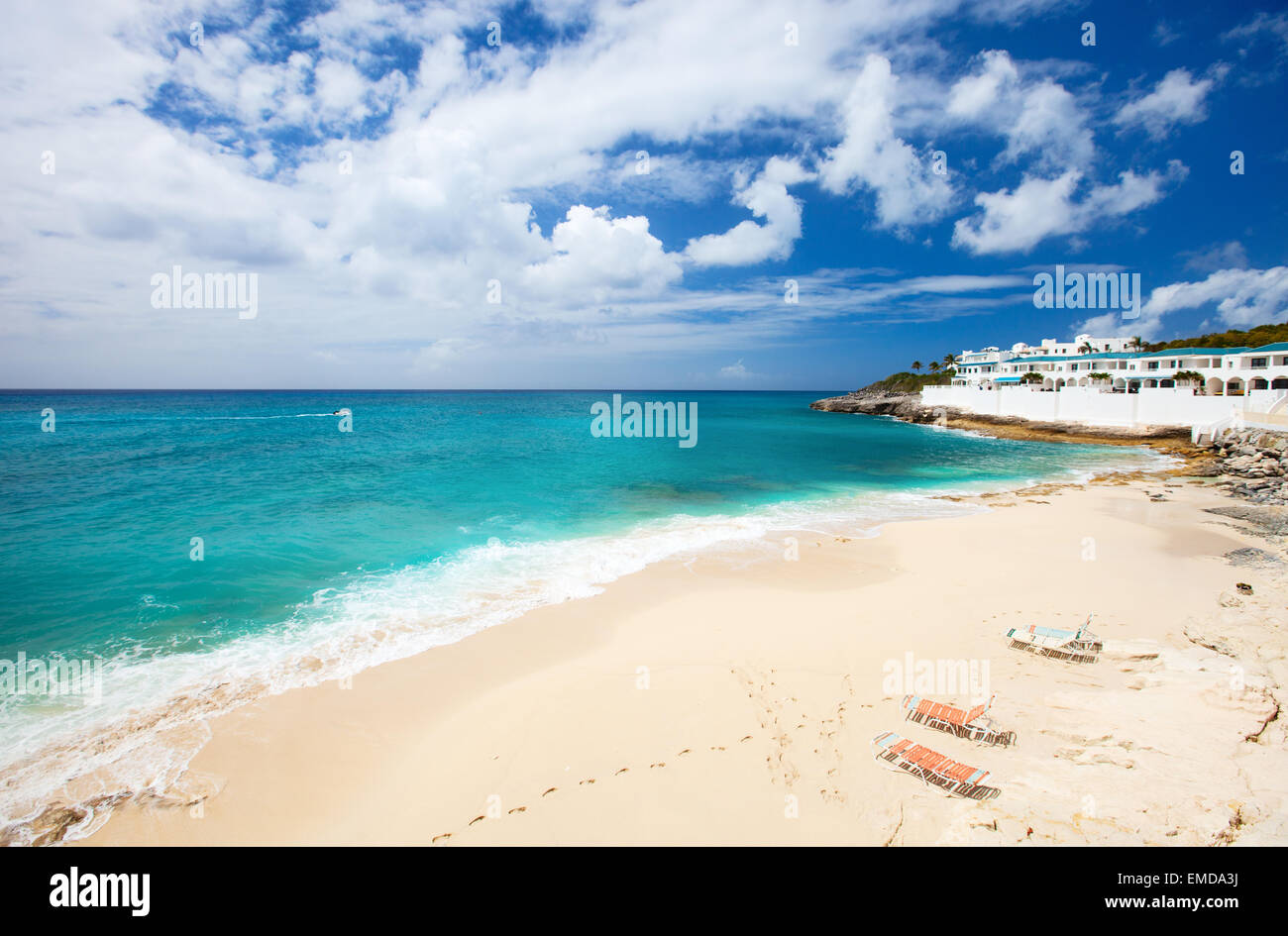 Cupecoy beach st martin hi-res stock photography and images - Alamy