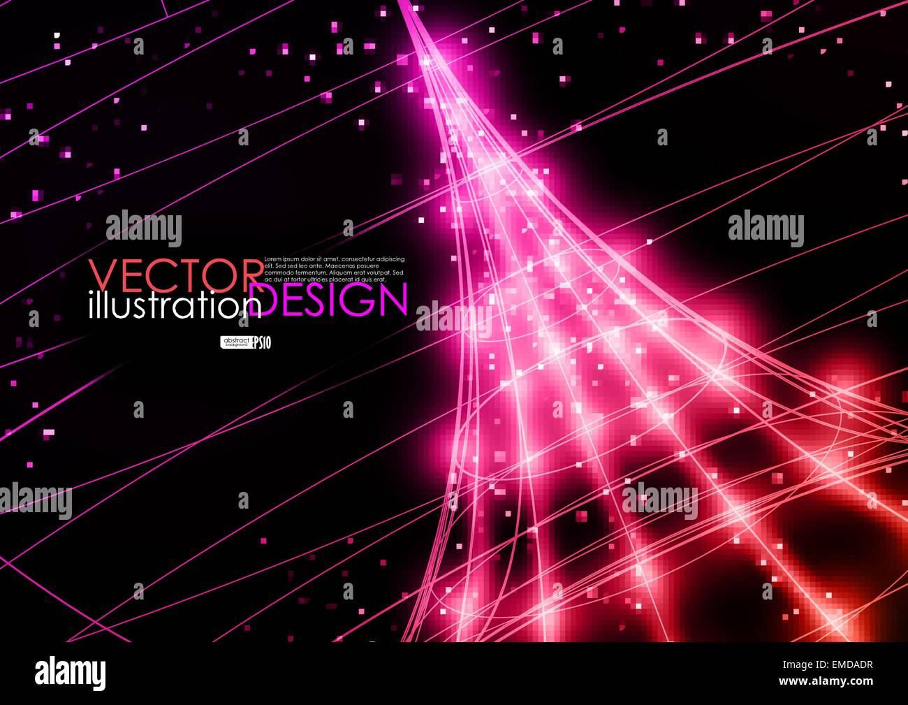 Neon Technology Background Stock Vector Image & Art - Alamy