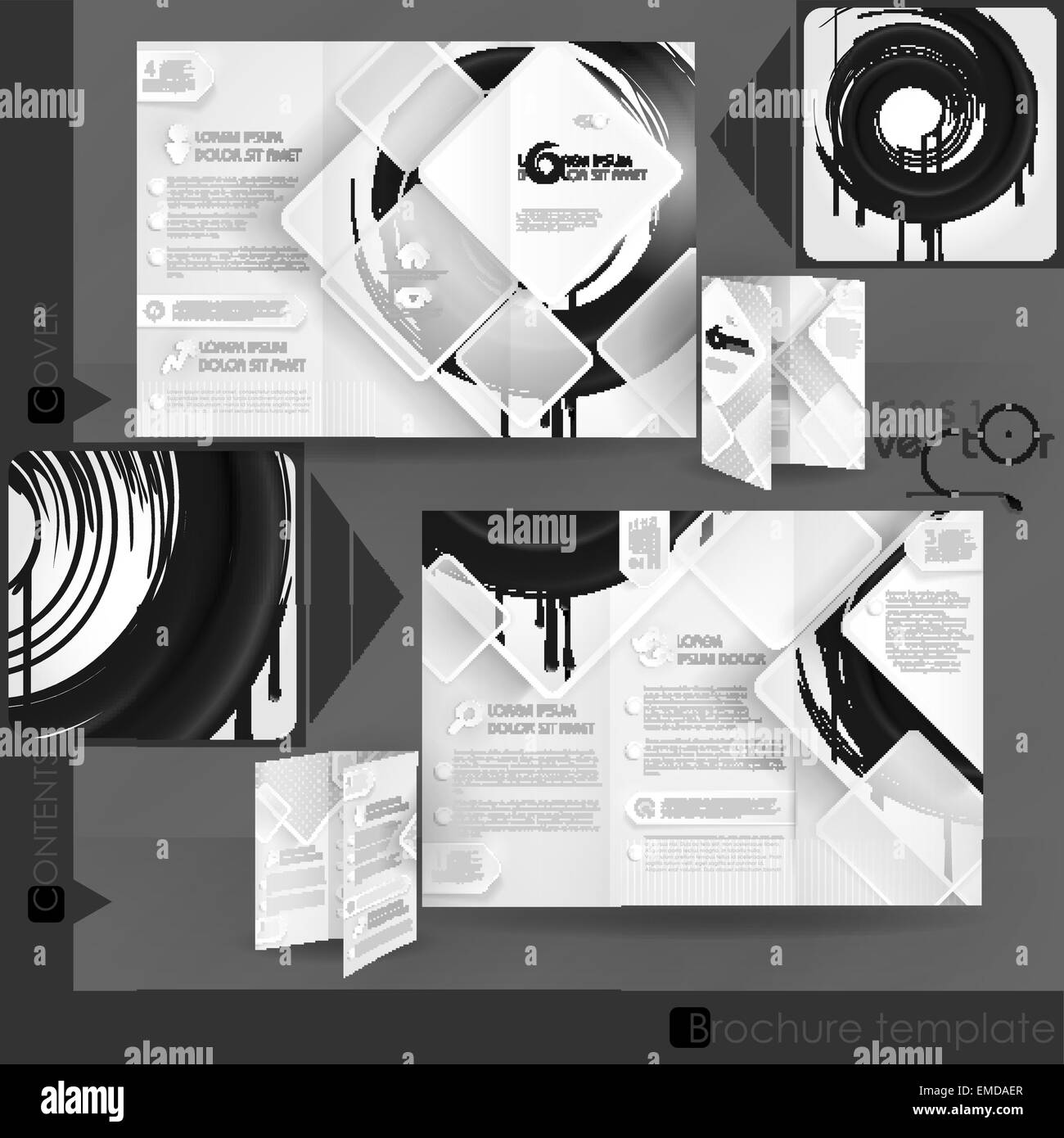 Business brochure Black and White Stock Photos & Images - Alamy