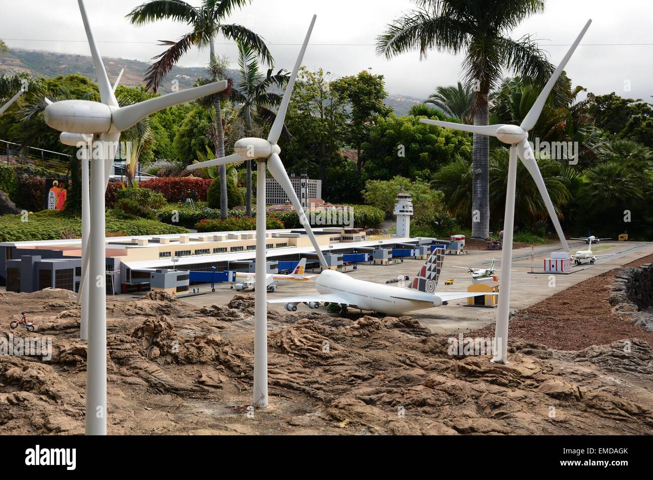Pueblo Chico theme park with miniature models of the biggest Canary ...