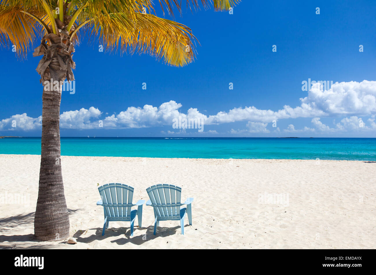 Beautiful Caribbean beach Stock Photo - Alamy
