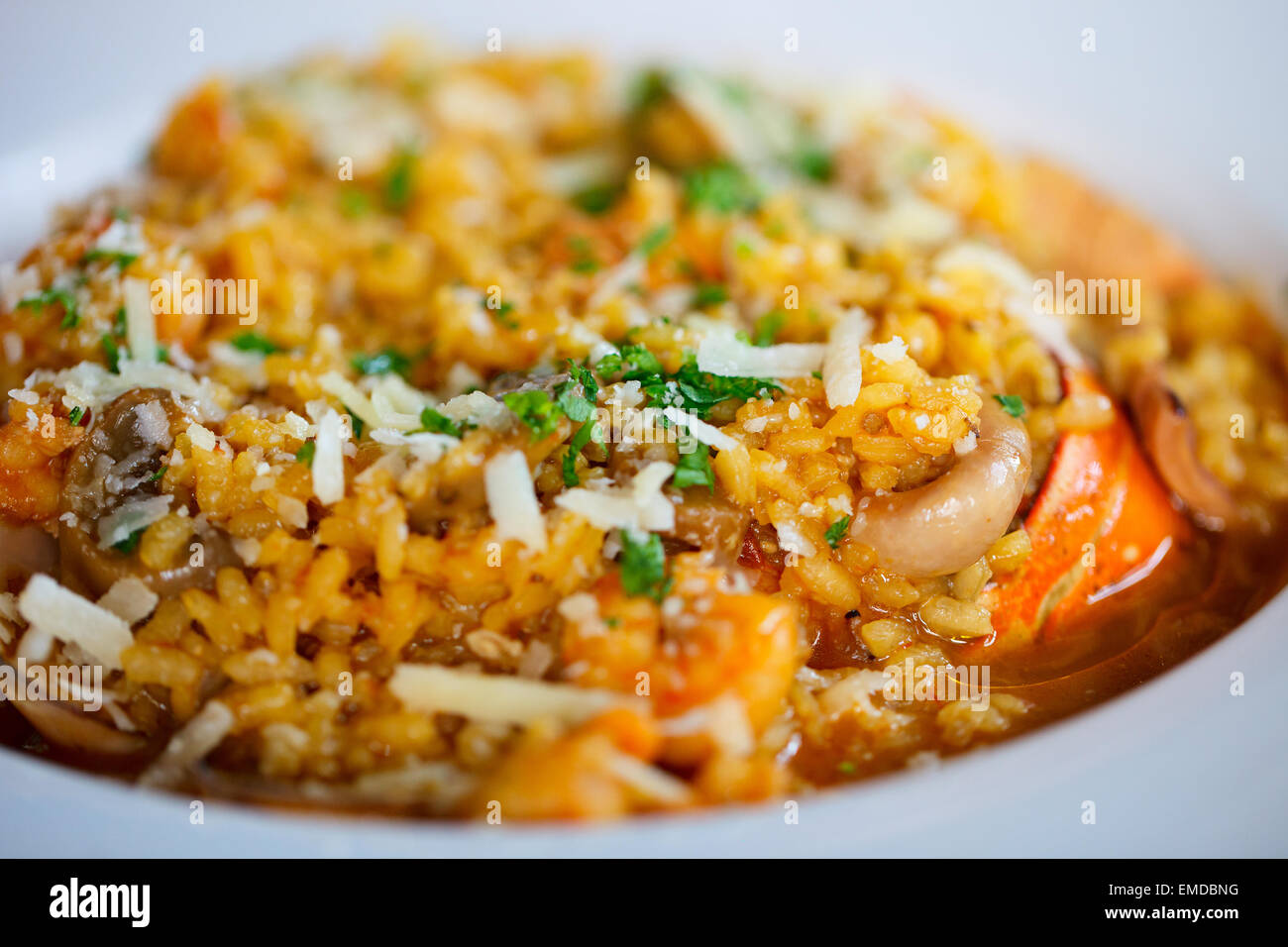 Seafood risotto hi-res stock photography and images - Alamy