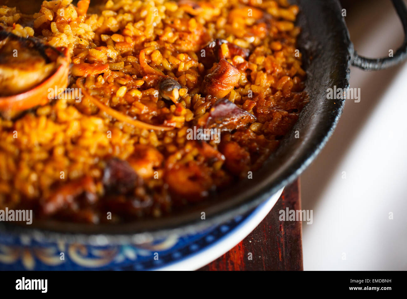 Tasty fish paella hi-res stock photography and images - Alamy