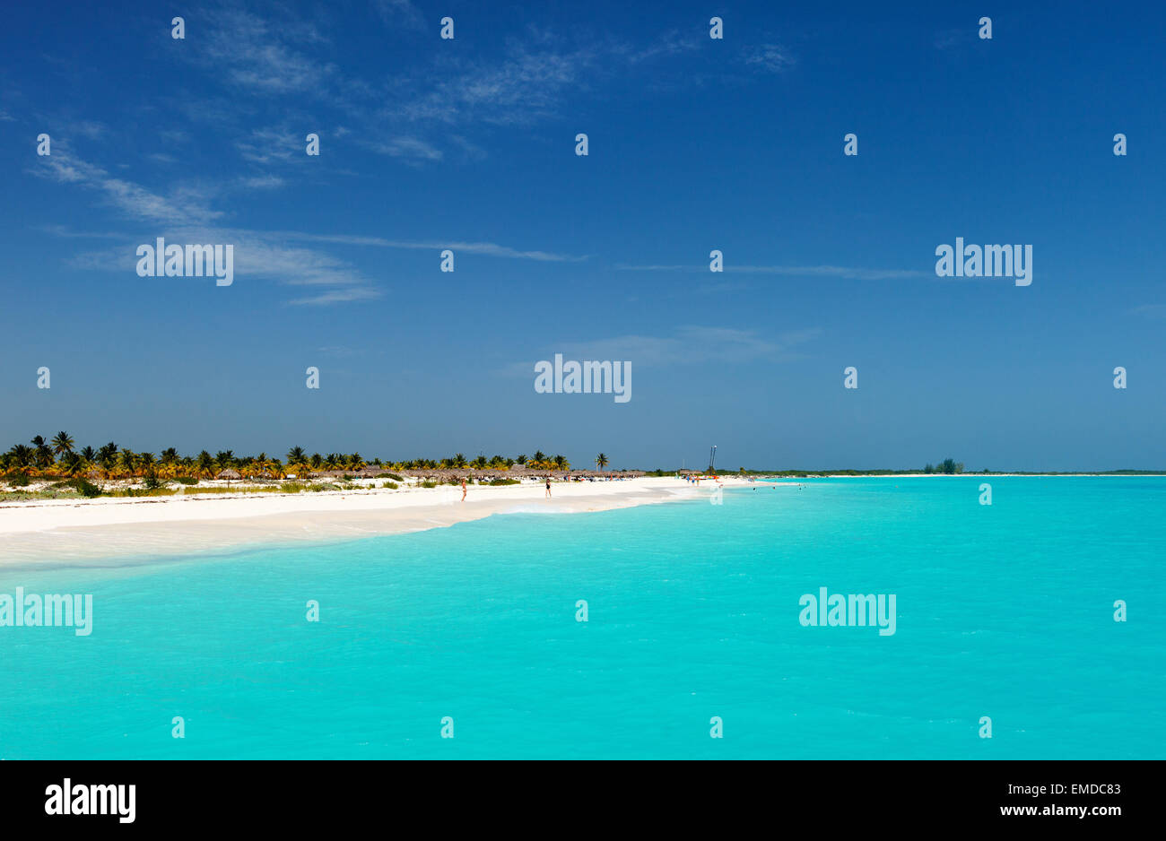 Beautiful Caribbean beach landscape Stock Photo - Alamy