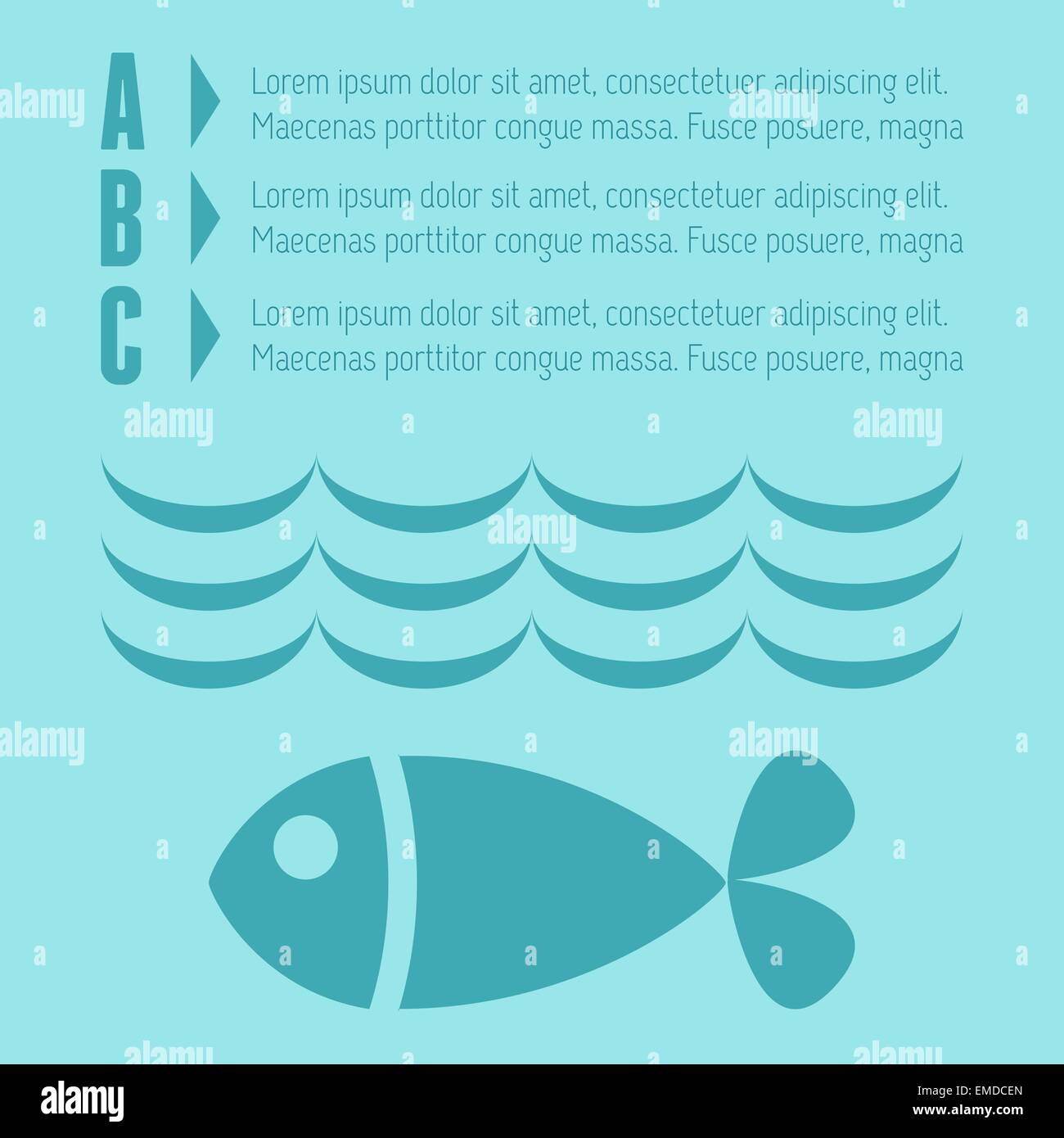 Fish infographic hi-res stock photography and images - Alamy