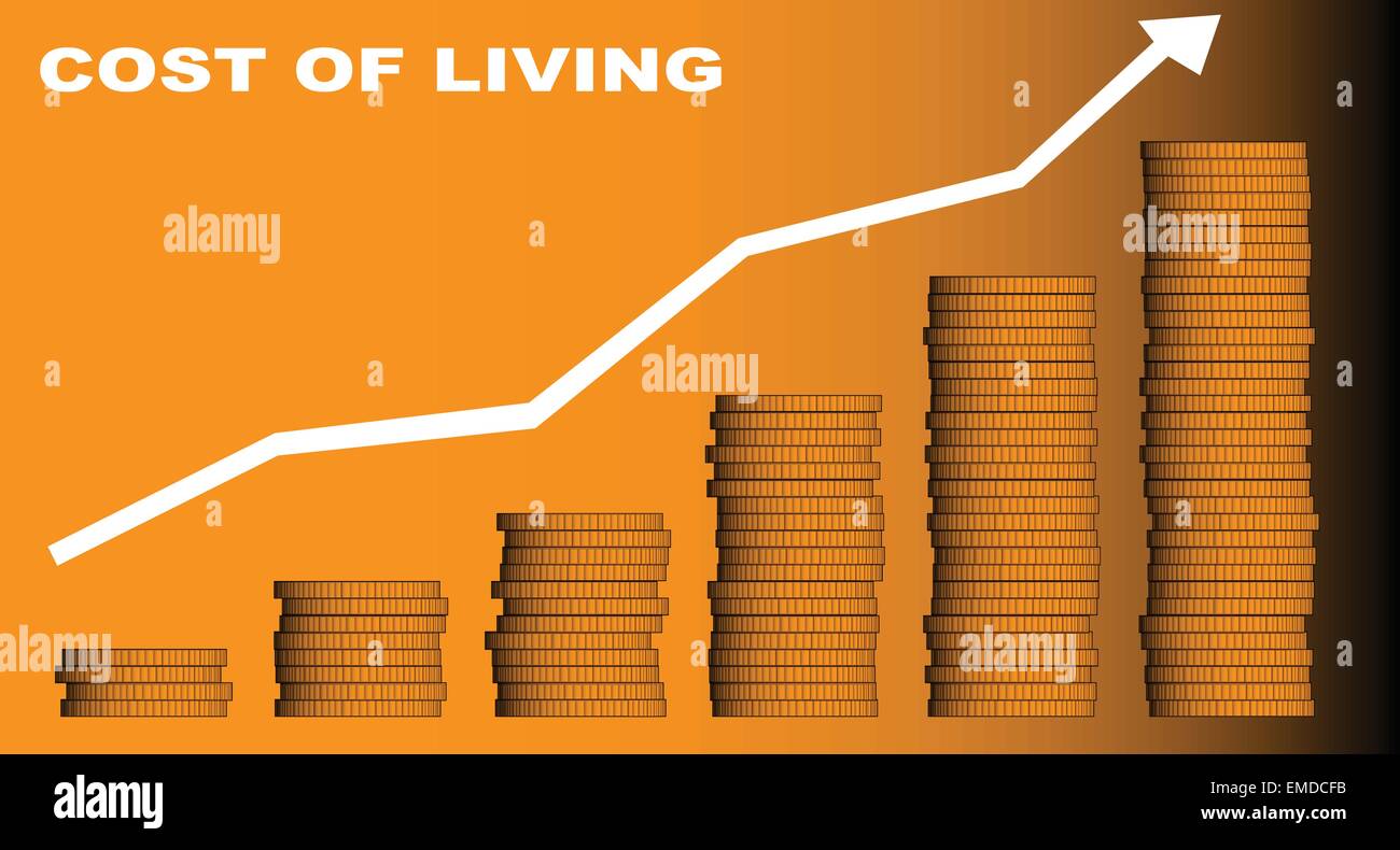 Cost of Living Stock Vector Image & Art - Alamy