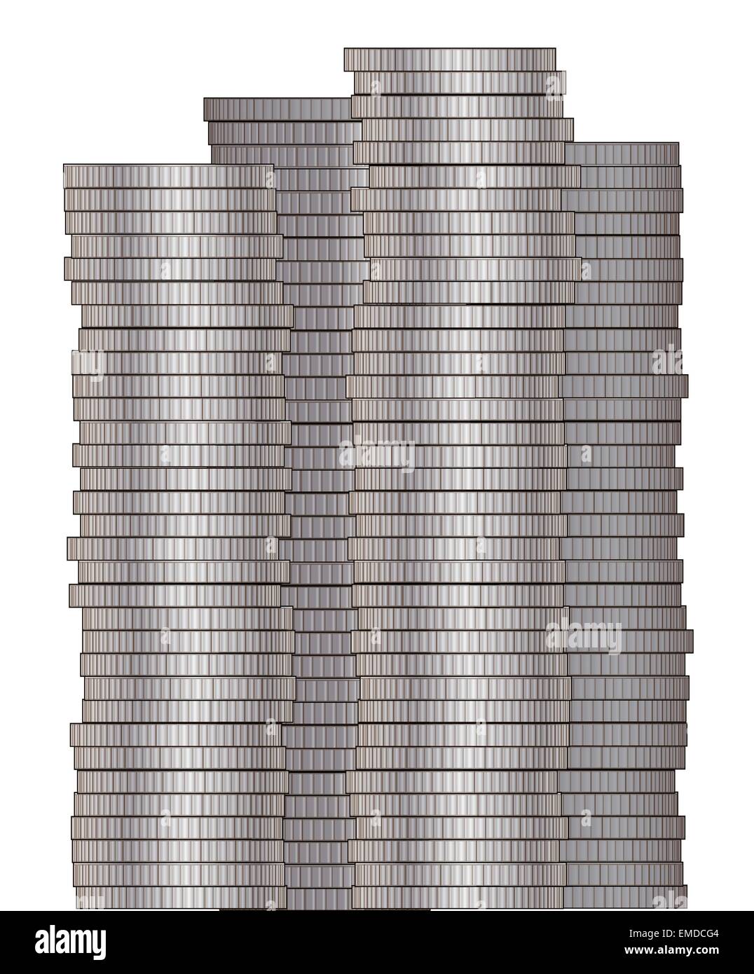 Pieces of Silver Stock Vector Image & Art - Alamy