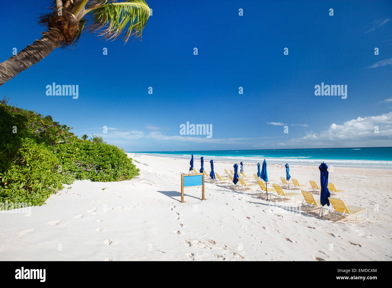 Tropical beach panorama Stock Photo - Alamy