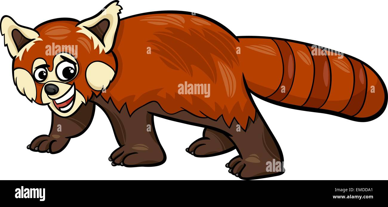 red panda animal cartoon illustration Stock Vector Image & Art - Alamy