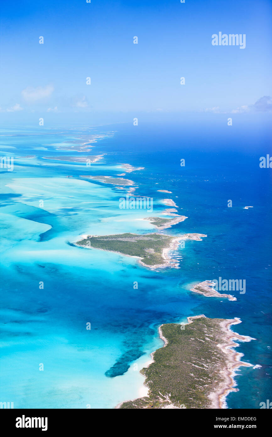 Bahamas island view aerial hi-res stock photography and images - Alamy