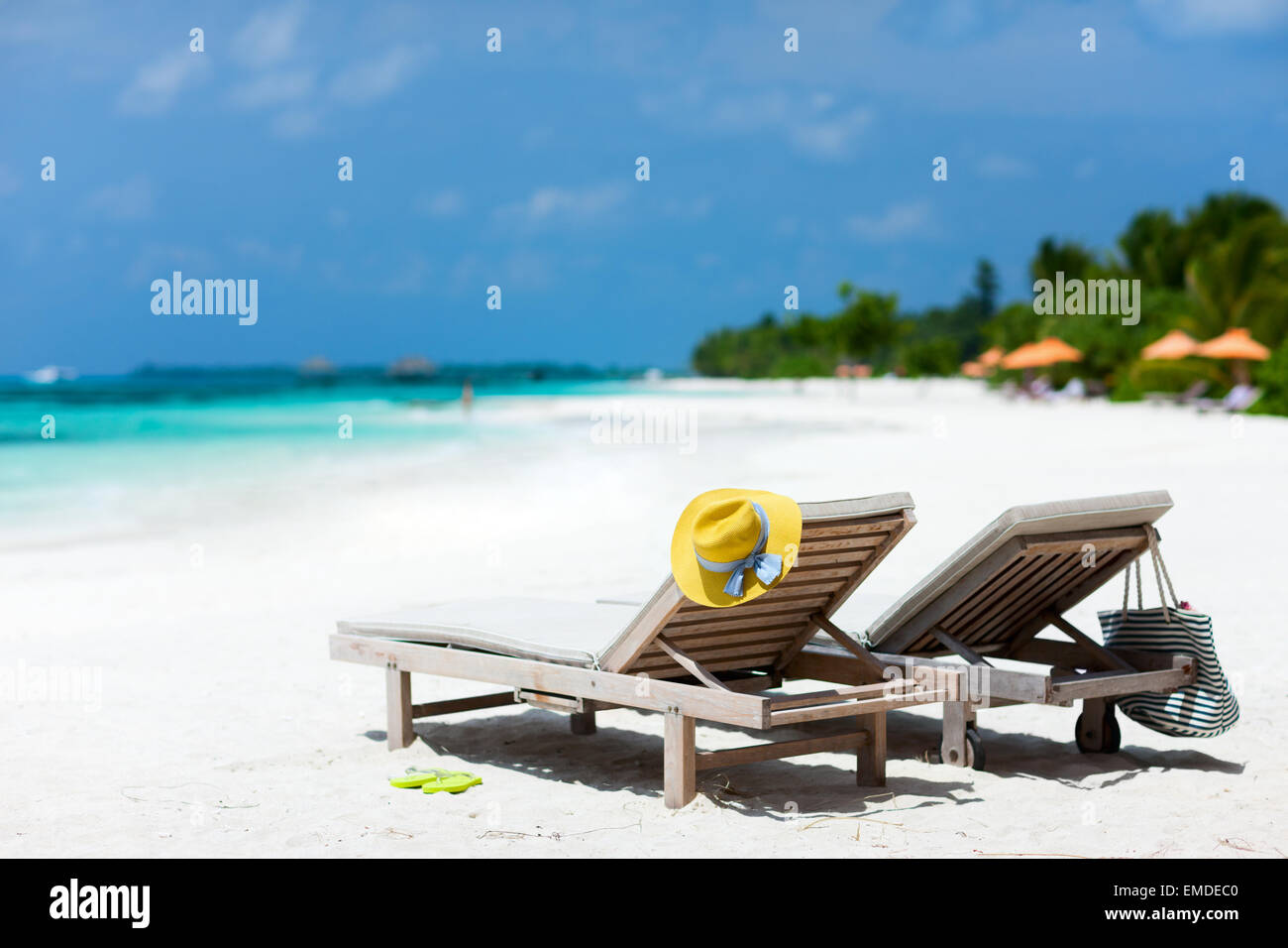 Tropical beach vacation Stock Photo - Alamy