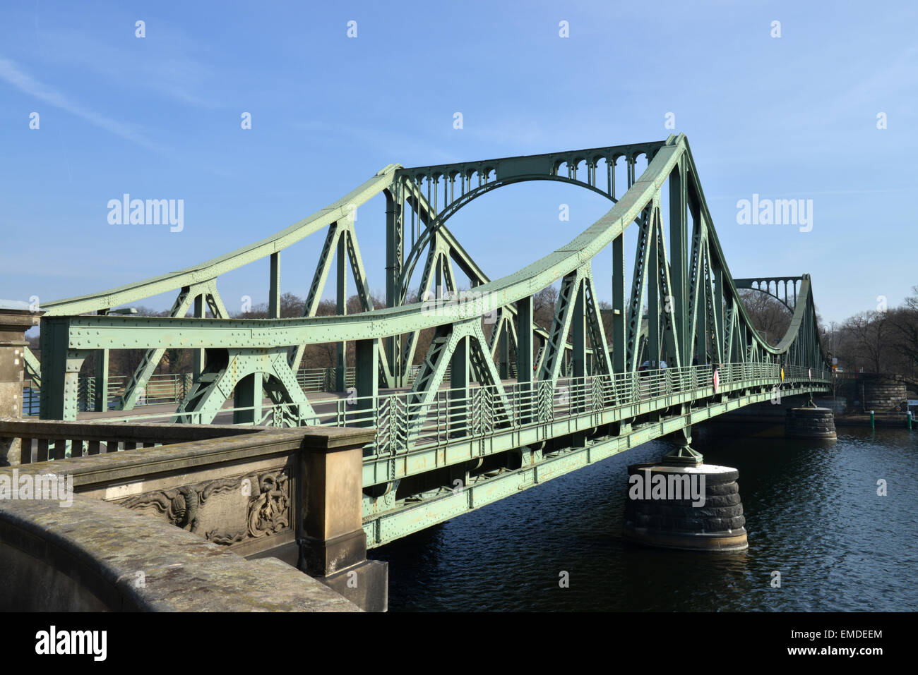Berlin Germany Glienicke Bridge Stock Photos & Berlin Germany Glienicke ...