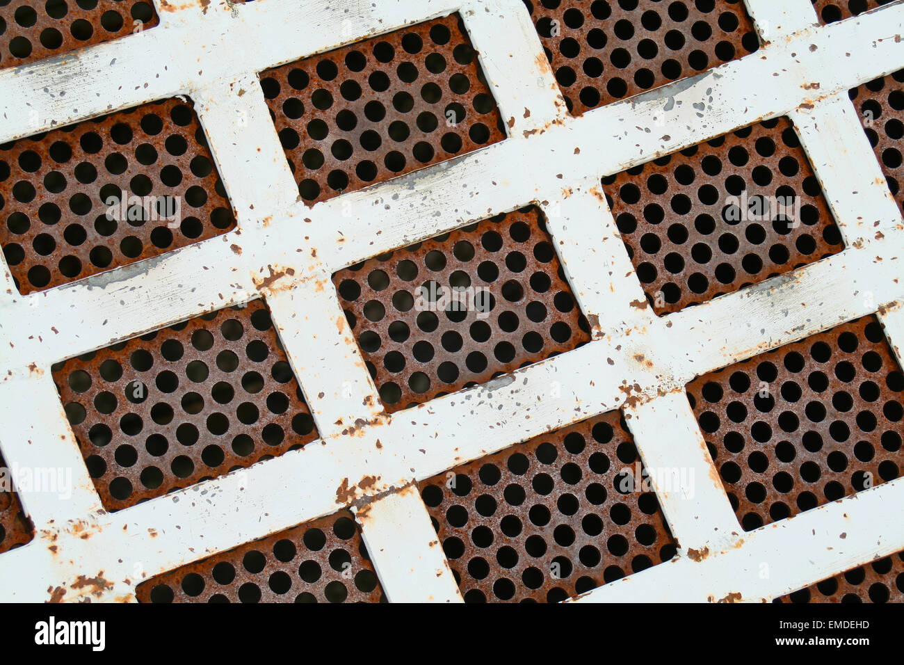 Rusted metal floor Stock Photo - Alamy