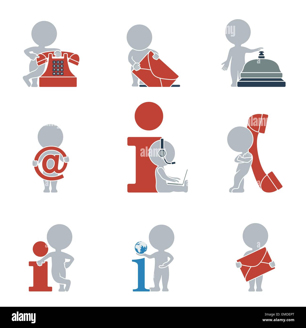 Contacts information illustration vector Cut Out Stock Images ...